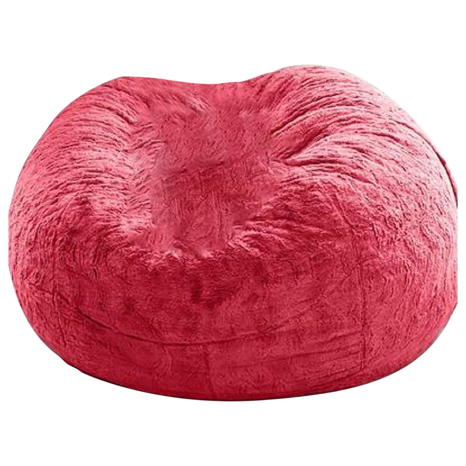 Bean Bag Cover Only No Filler 59x30 Inches Velvet Stretchable Sofa ...