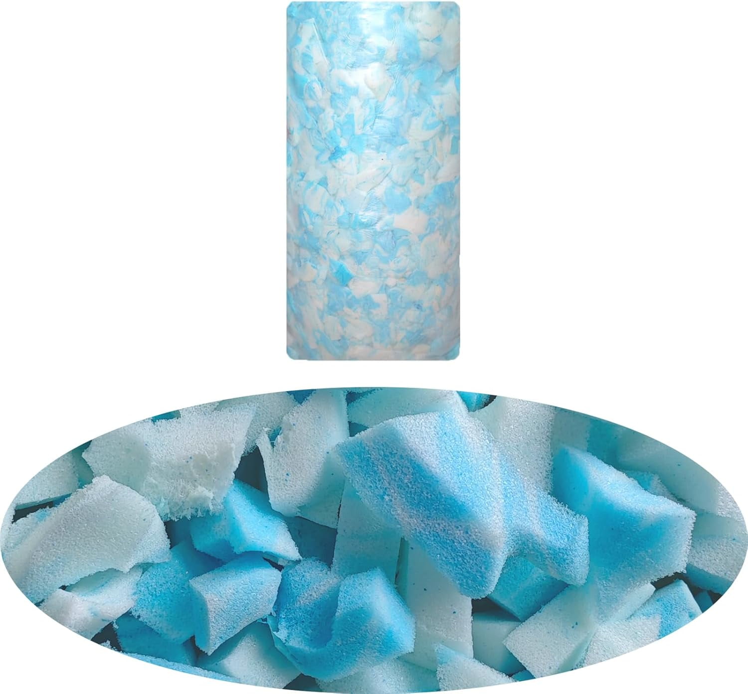 Bean Bag Filler, 5 Pounds Comfortable and Soft Shredded Memory Foam ...