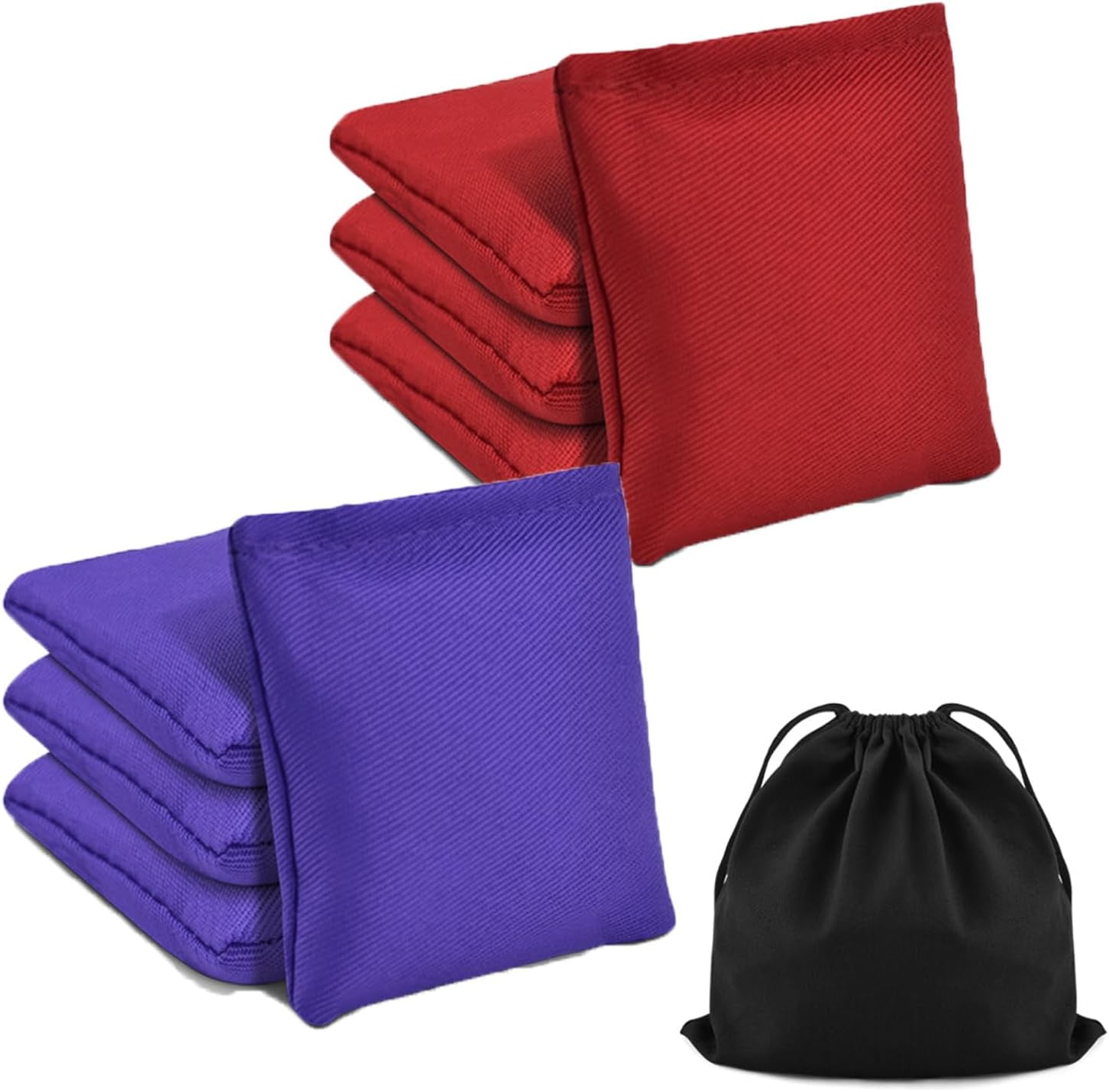 Bean Bags for Tossing(3.9 * 3.9inch, 100g/3.5oz), 12 Pack Cornhole ...