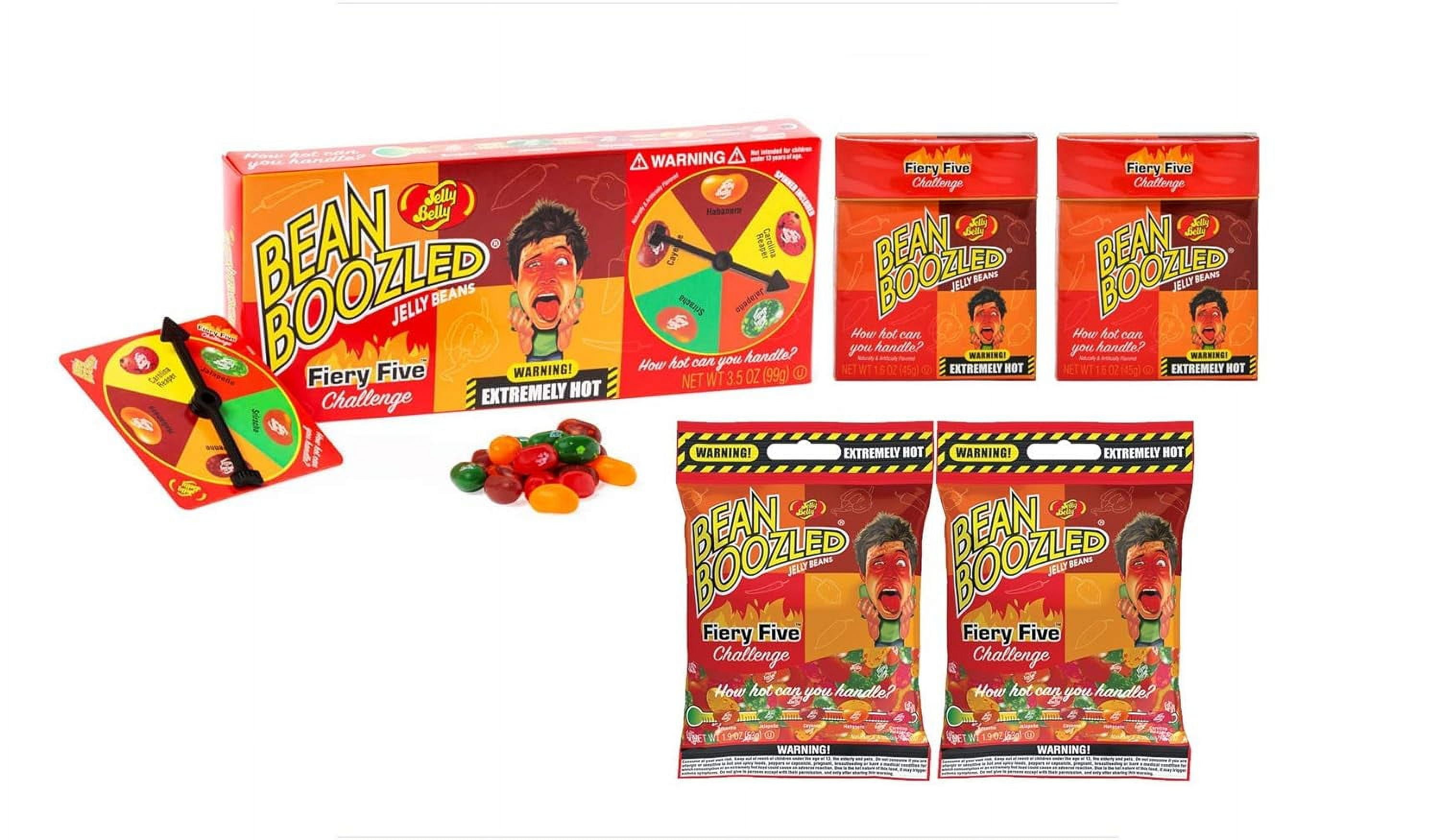 Bean Boozled Jelly Belly Fiery Five Challenge Extremely Hot Spicy Candy ...