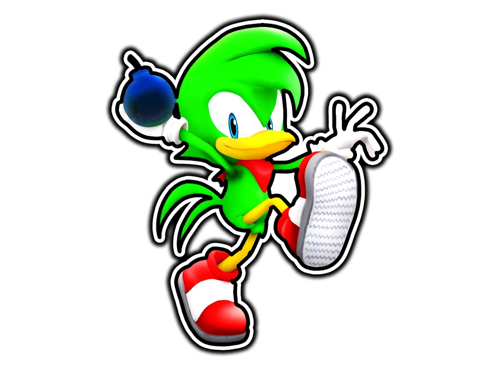 Bean The Dynamite Sticker Sonic & Friends Sticker Cartoon Sticker ...