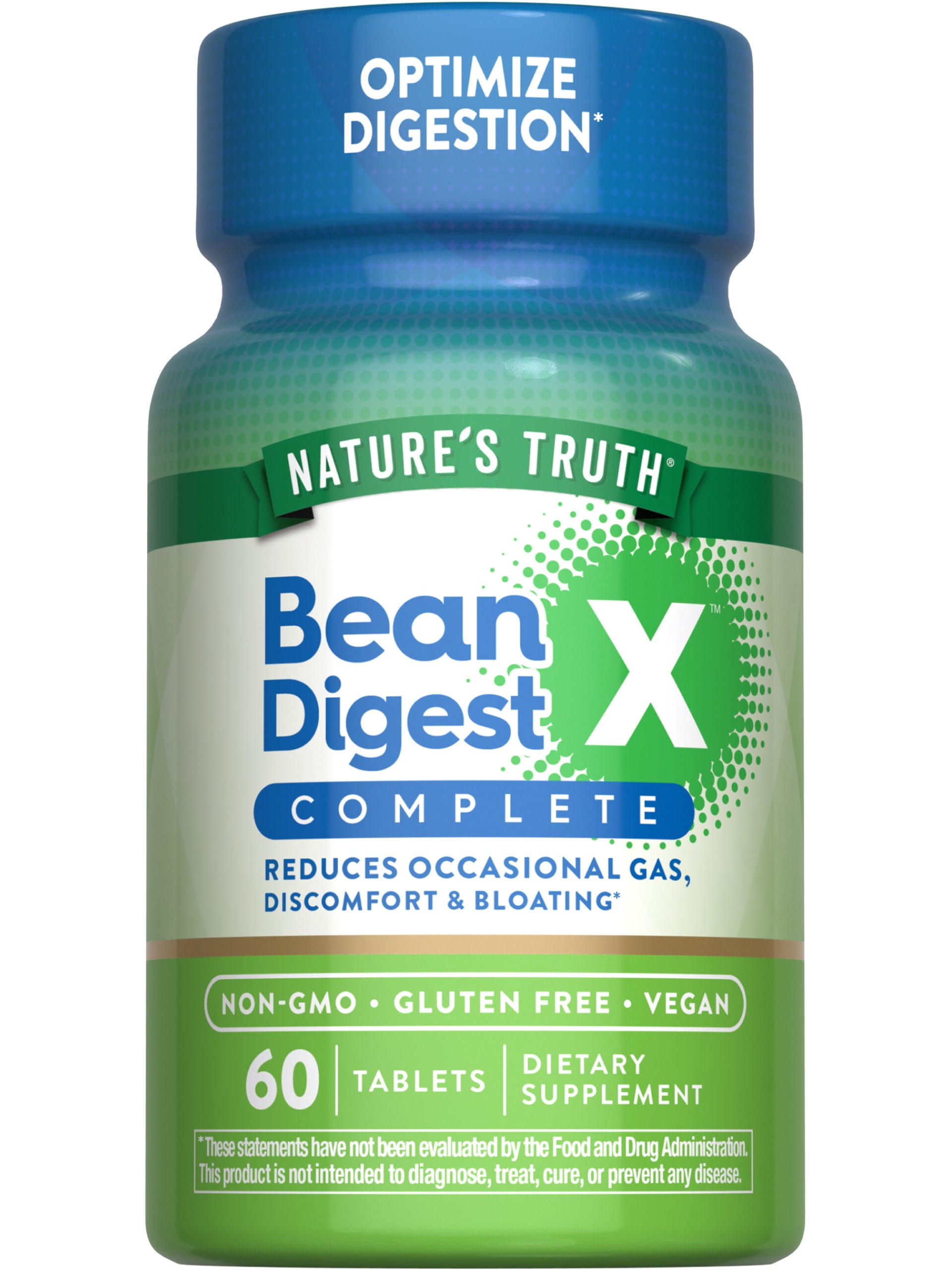 Bean Enzyme Digest Complex Pills | 60 Tablets | Occasional Gas ...