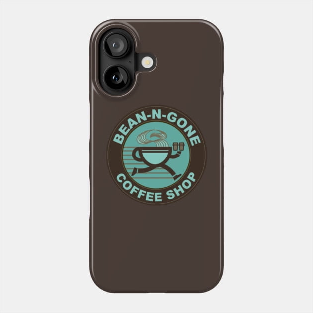 Bean N Gone Coffee Shop Retro Logo iPhone 11–17 Protective Phone Case ...