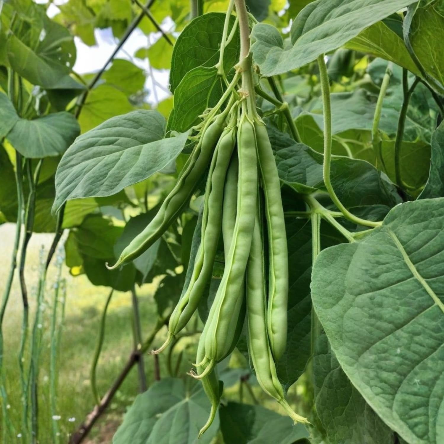 Bean Plant Live 4 Inch Pot, Starter Bean Plant for Garden, Compact ...