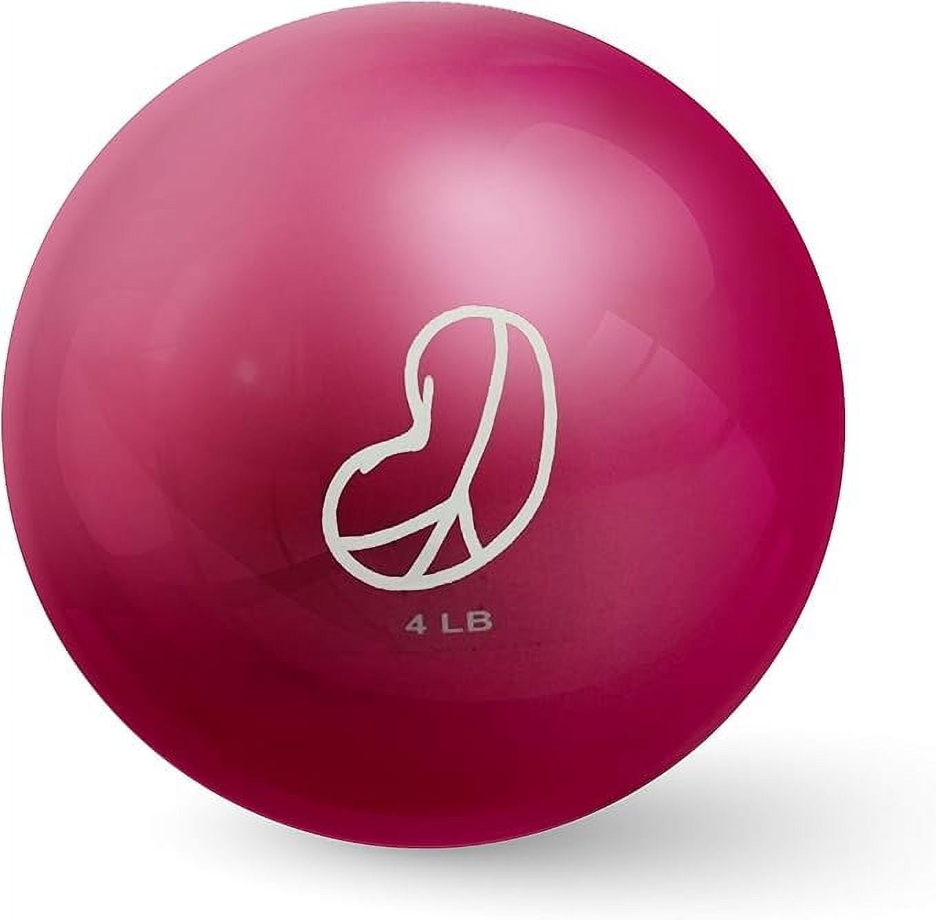 Weighted Balls, Eco Vinyl 4 lbs Soft Exercise Balls - Perfect for ...
