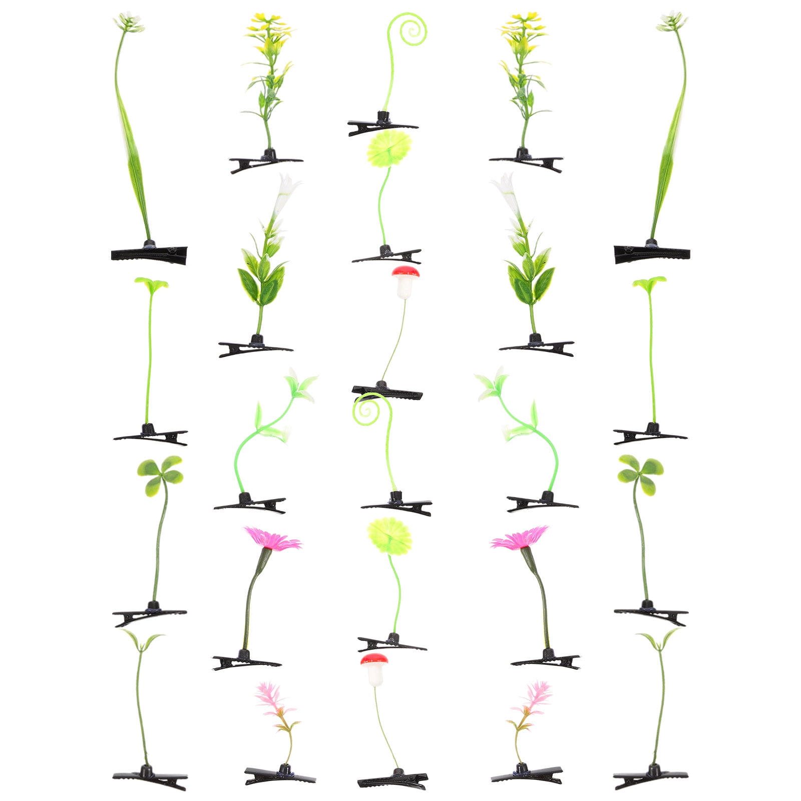 Eease 24pcs Bean Sprout Hair Clips Plant Hair Pins Flower Hair ...