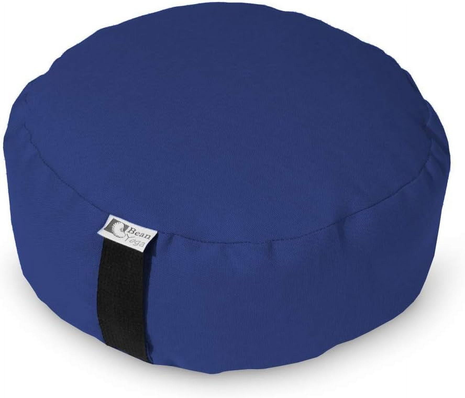 Bean's ZAFU - Meditation Floor Cushion - Round Navy Cotton Zen Yoga ...