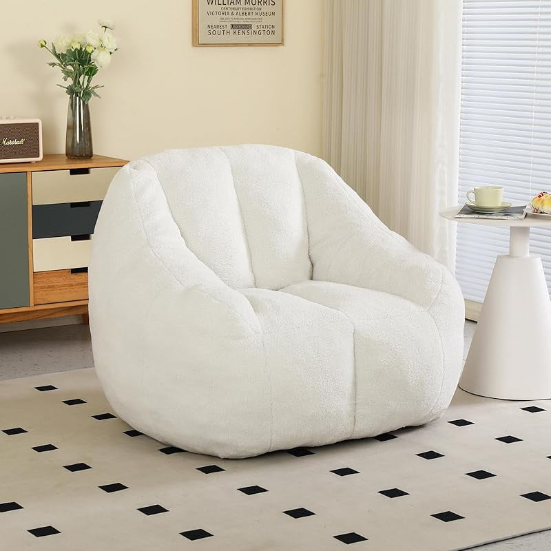 Beanbag Chair, Filled Bean Bag Chair, Big Bean Bag Chair with Filler ...