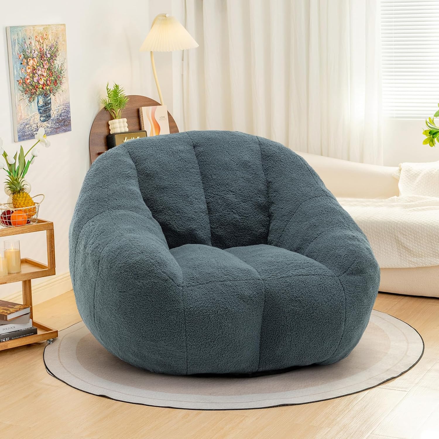 Beanbag Chair, Filled Bean Bag Chairs, Stuffed Bean Bag Chair with ...