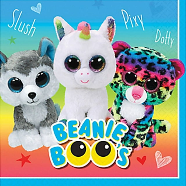 Beanie Boos Lunch Napkins (16ct) - Walmart.com