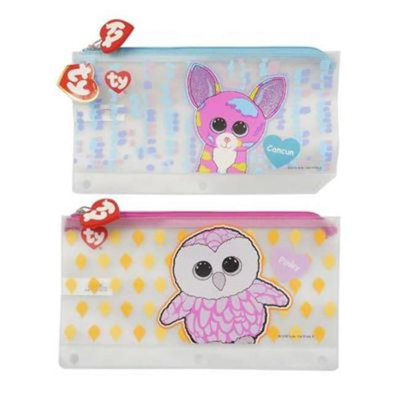 Beanie Boos Ty Pencil Pouch With Charm - Assorted Case Pack of 72 ...