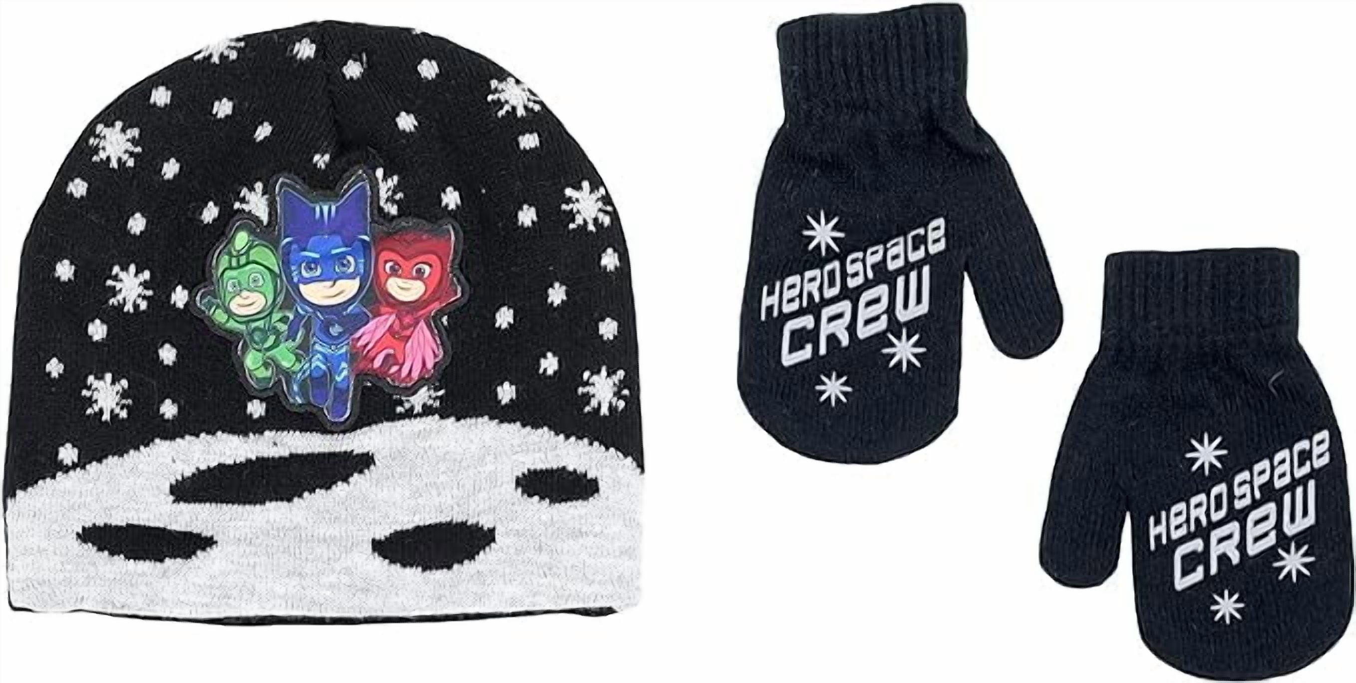 Beanie Cap - PJ Mask - Hero Space Crew w/mitten - Walmart.com
