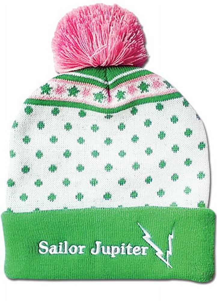 Beanie Cap - Sailor Moon - New Sailor Jupiter Pom Anime Hat ge32401 ...