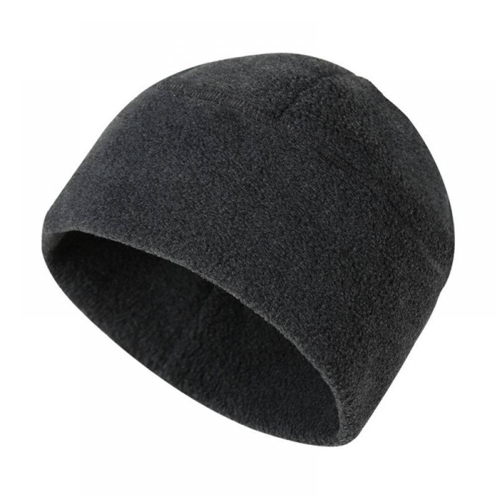 Beanie Fleece Watch Cap, Men Winter Hat - Walmart.com