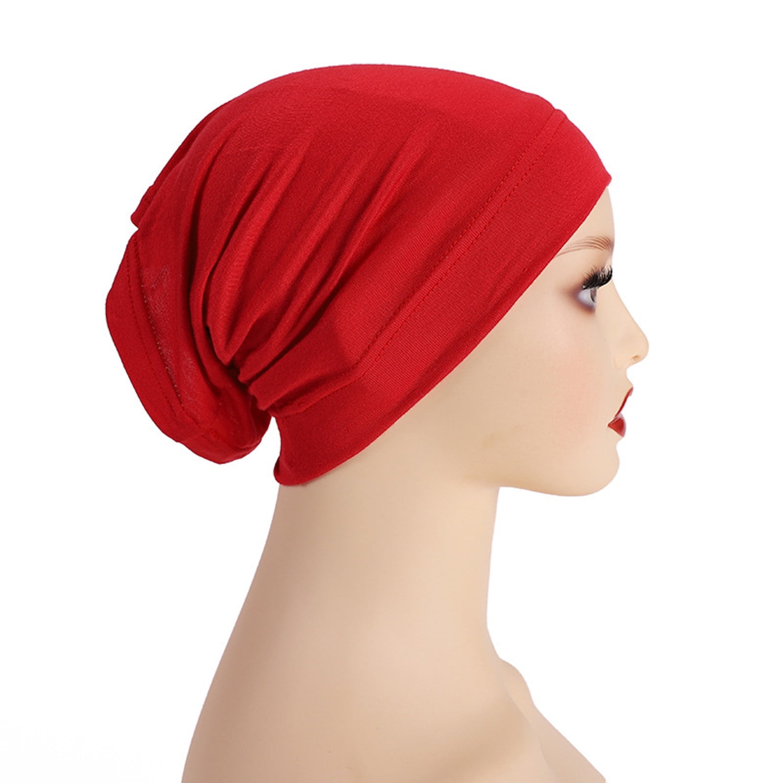 Beanie For Men & Women, Slip On Pre Tied Head Scarves, Turban Caps Head ...