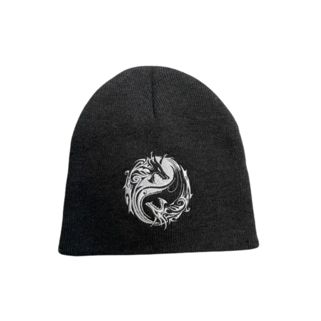 Beanie Hat Embroidered Yin-yang Beanie Hat Winter Hat Skull Cap Hats ...