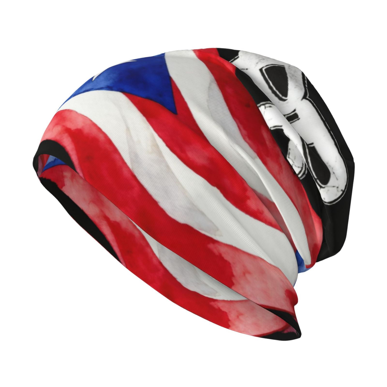 Beanie Hat Puerto-Rico-Pr Flag Boricua Hip-Hop Warm Skull Caps Unisex ...