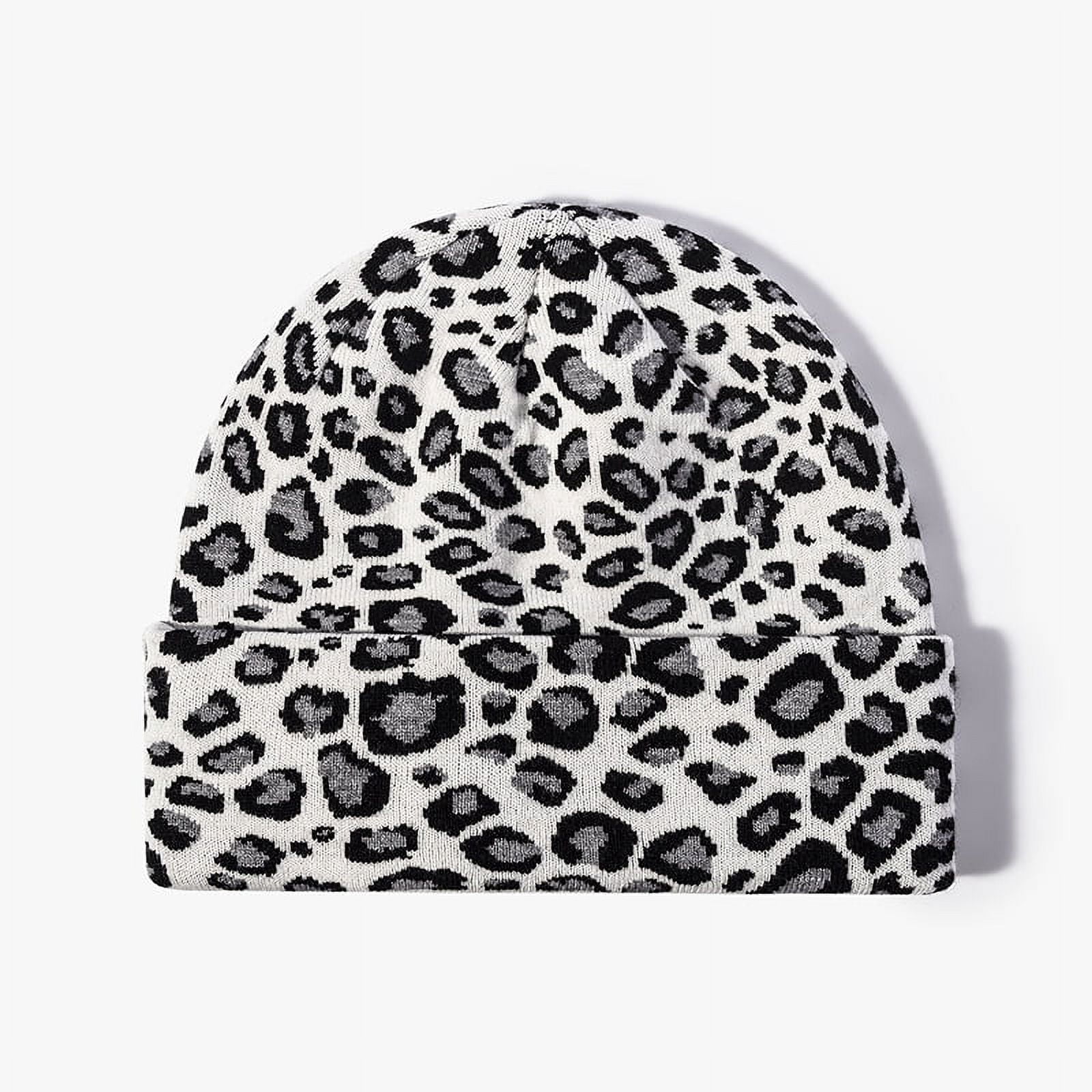 Beanie Hat for Men Women Giraffe Cow Print Leopard Cheetah Print Gifts ...