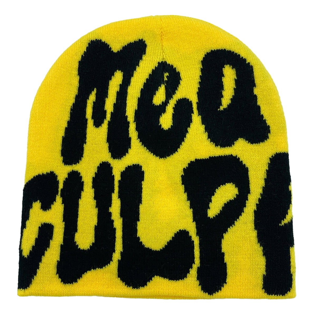 Beanie Hats Knitted Wool Hat Letter Jacquard Hat Hip-hop Letters Tide ...