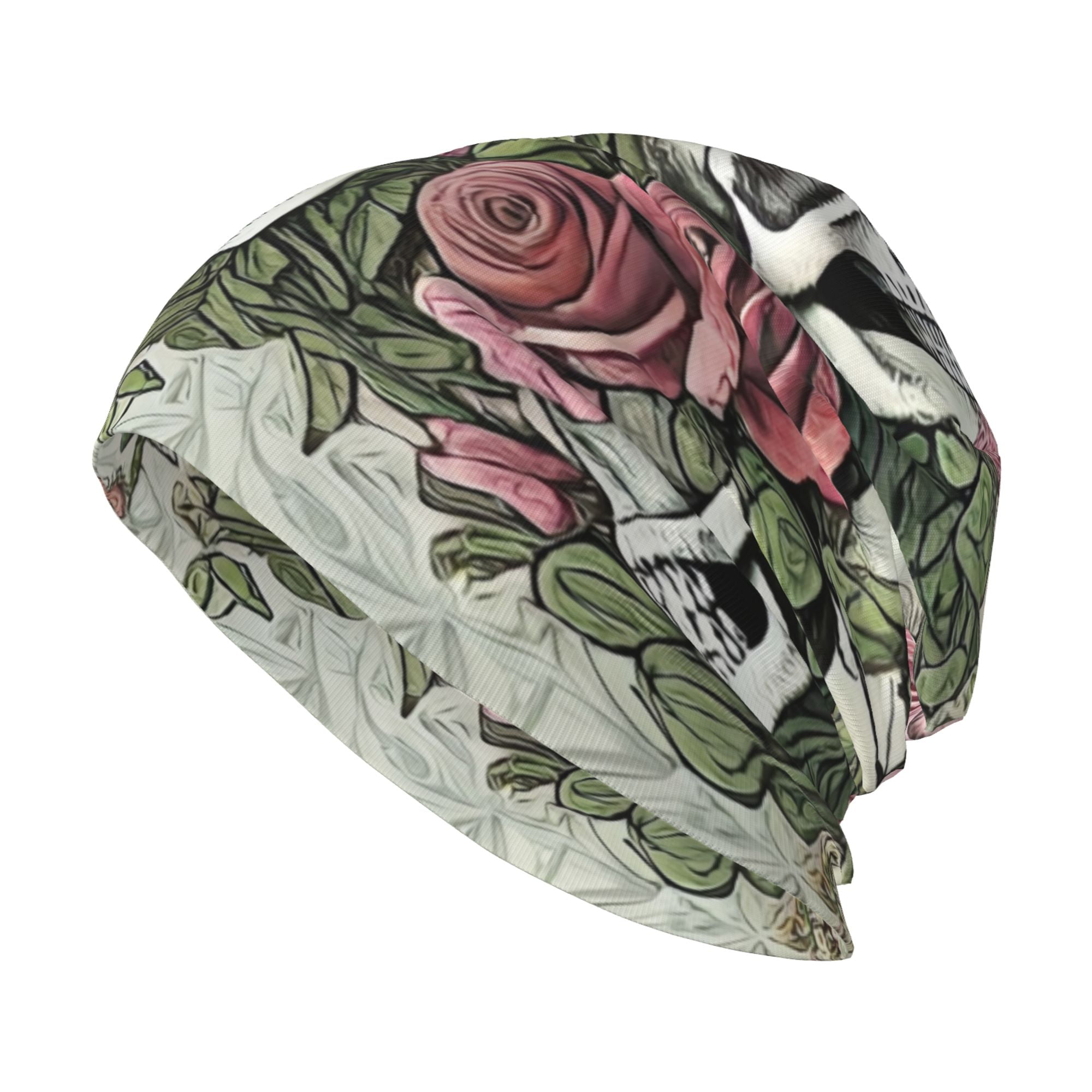 Beanie Hats for Men and Women, Deadhead Roses Grateful Skulls Dead ...