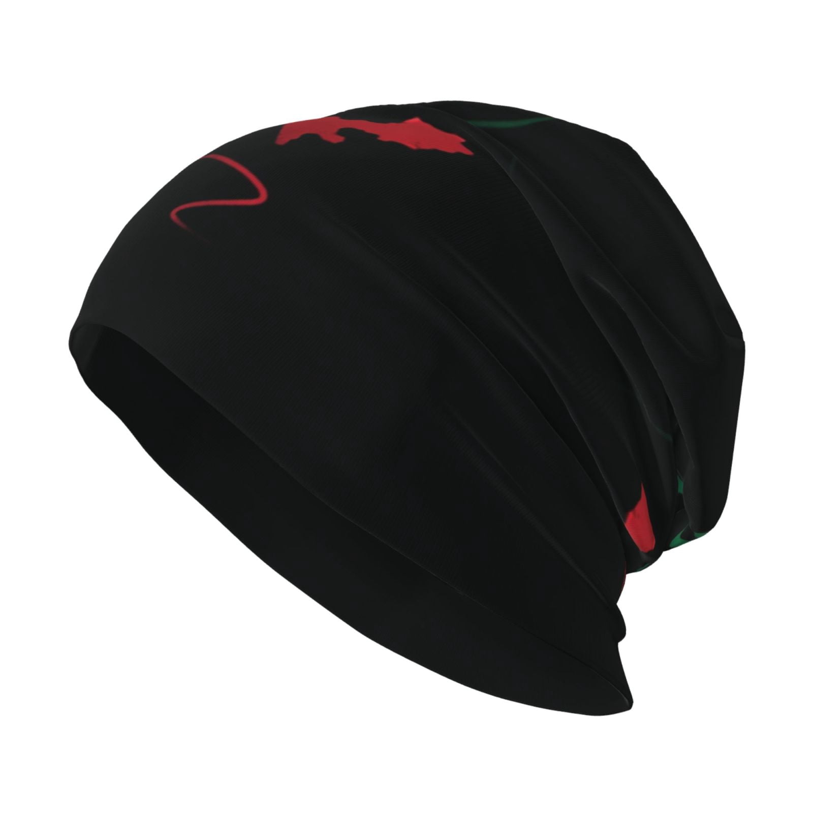 Beanie Hip-Hop Running Beanie Hat Adult Mexico-Flag-Map Skull Cap For ...