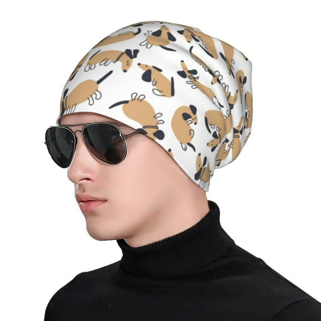 Beanie for Men and Women, Dachshund Dog Puppy No.1053 Cozy Winter Hat ...
