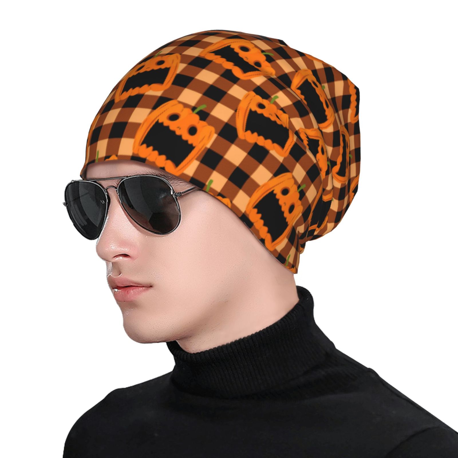 Beanie for Men and Women, fun halloween pumpkin funny Cozy Winter Hat ...