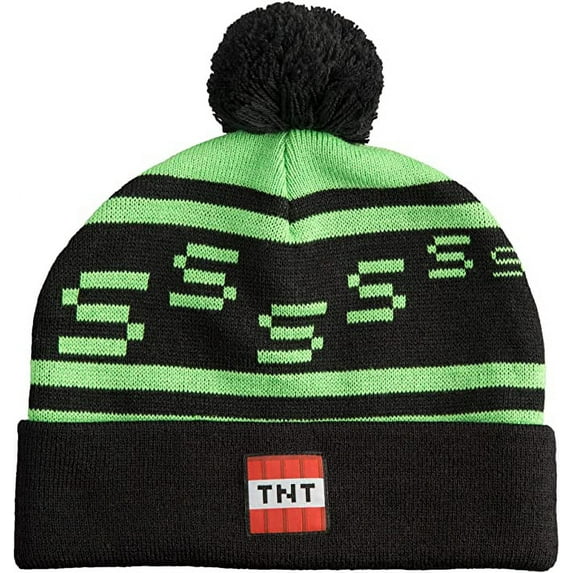 Beanie - Minecraft - Creeper TNT Hat Cap Licensed New j6200 - Walmart.com