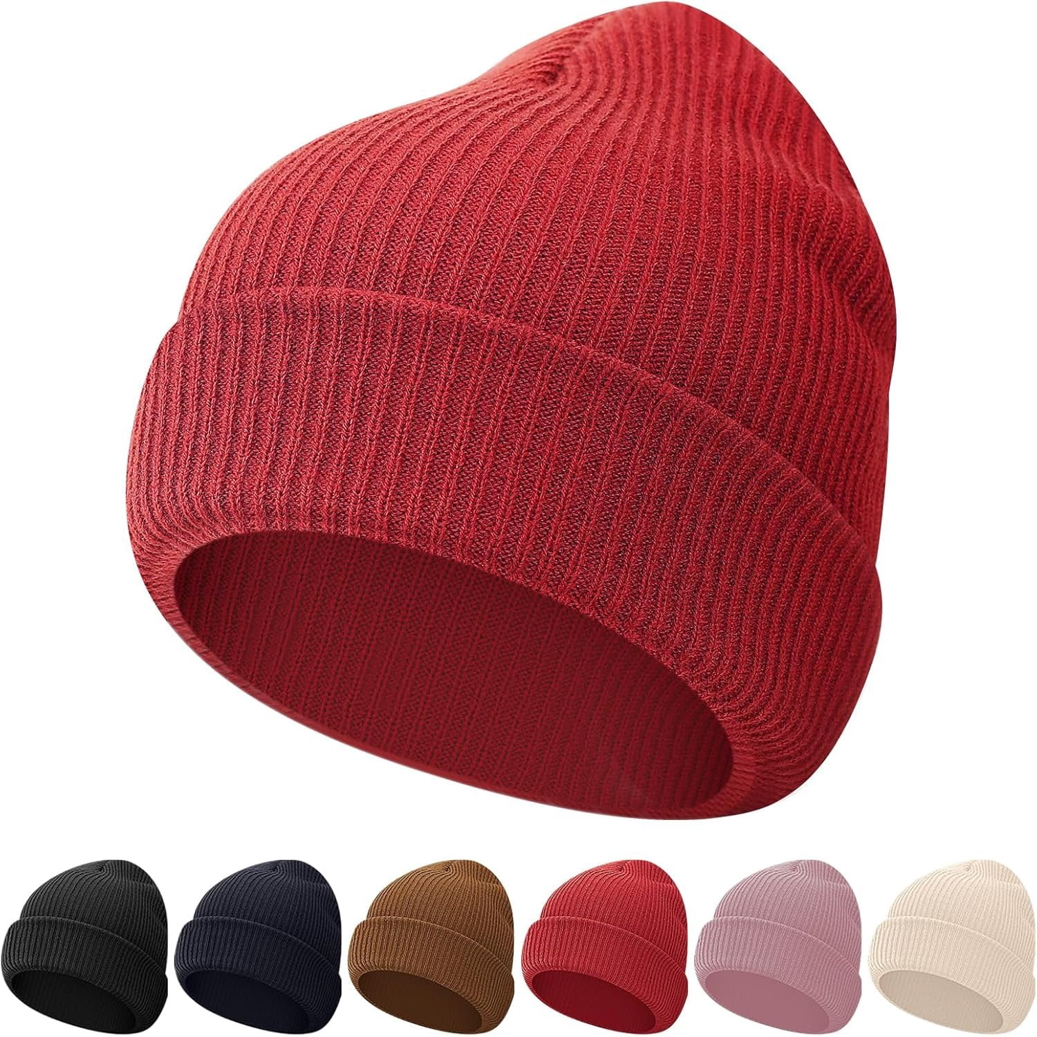 Beanie Winter Soft Warm Knit Cap Classic Autumn Cozy Hats Youth Unisex ...
