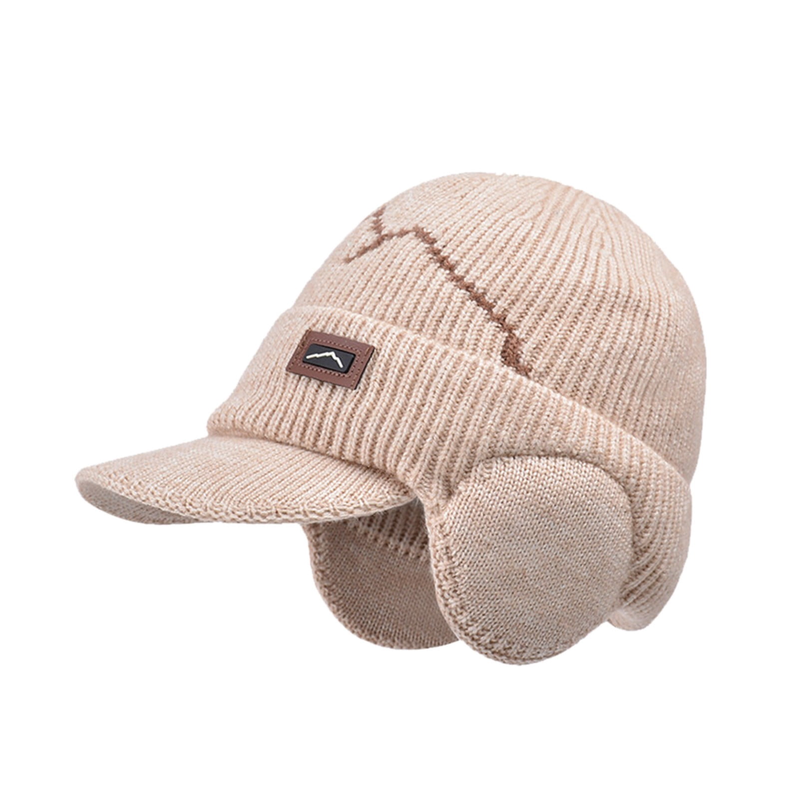 Beanie for Women,Cold Weather Wool Knit Beanie,Men Knitted Hat Winter ...