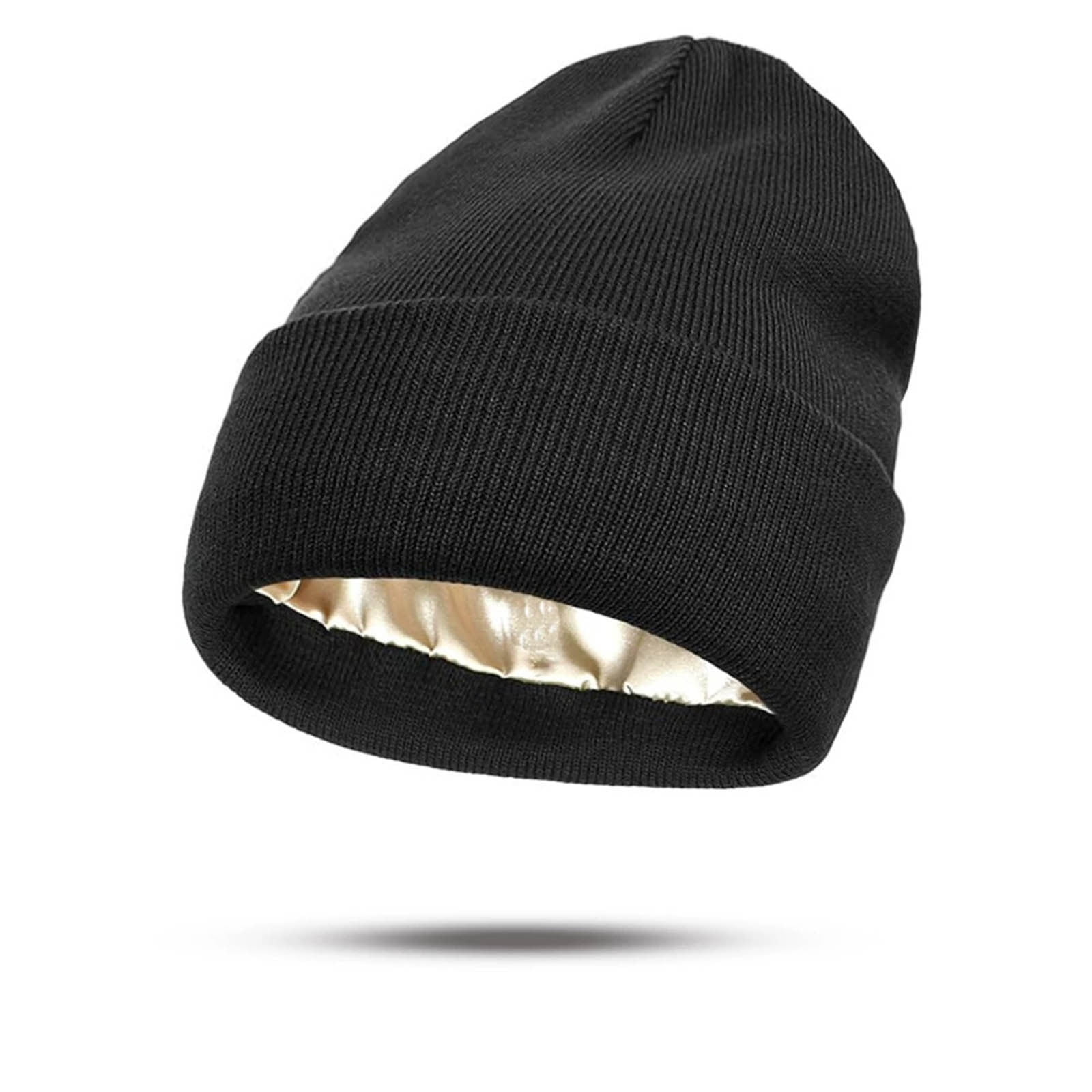 Beanie For Women,Winter Hats For Women,Satin Lined Beanie,Women'S ...