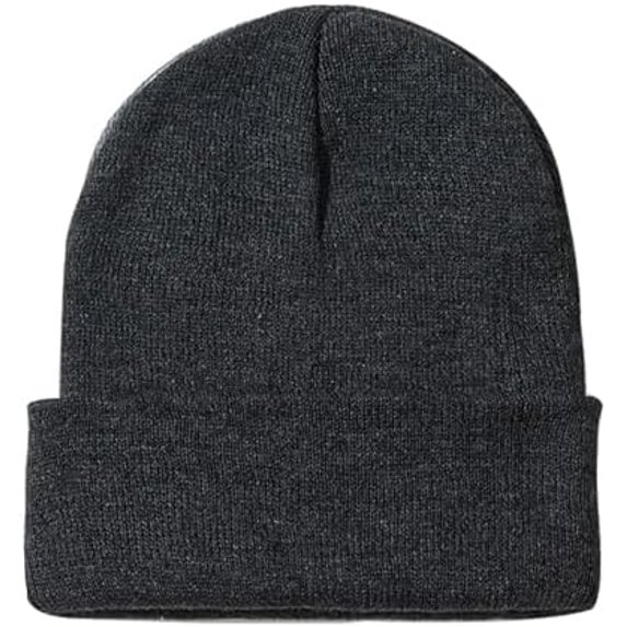 Beanie for Men Women Cuffed Knit Hat Winter Beanies Skull Cap Unisex ...