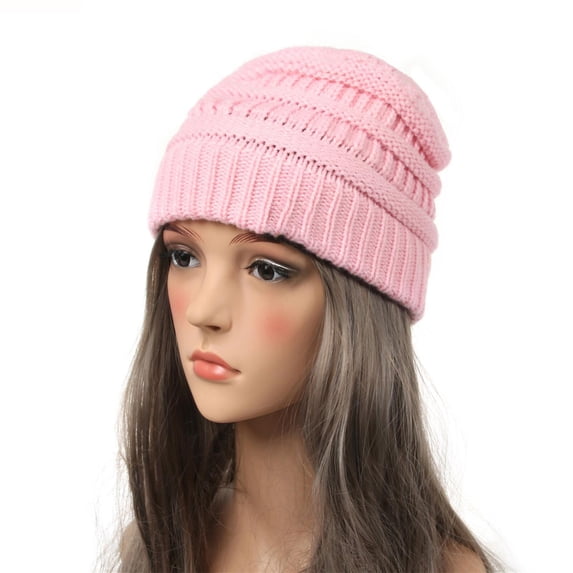 Beanie for Women Winter Warm Mesh Knitted Hats Casual Comfortable Soft ...