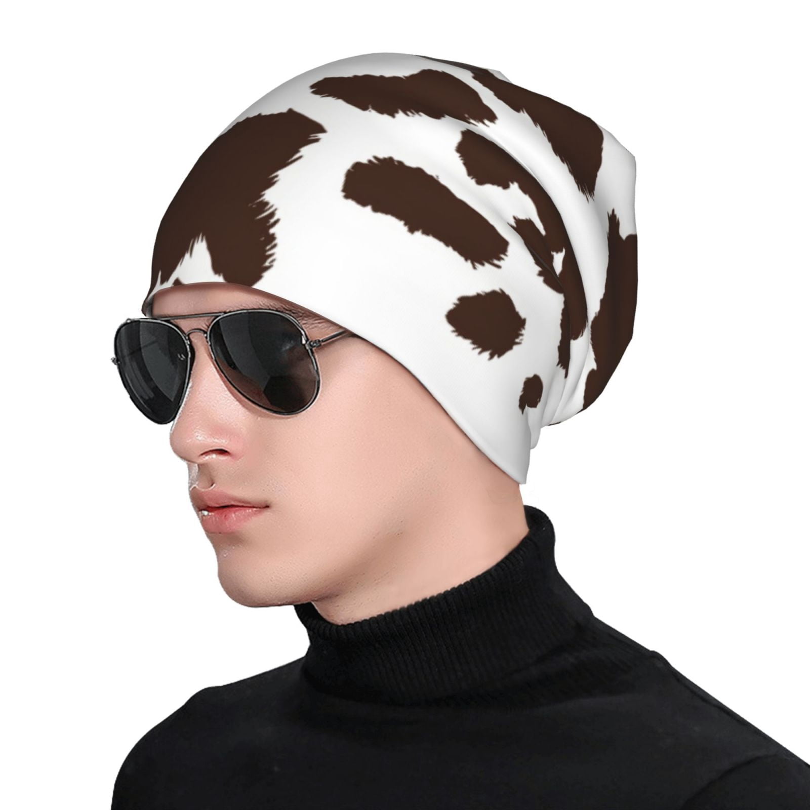 Beanies Hats for Men Women - Brown Cow Soft Breathable Chemo Headwear ...