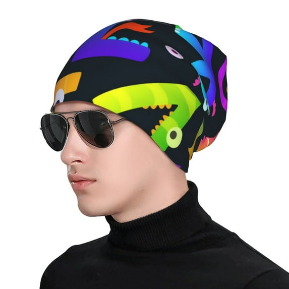 Beanies Hats for Men Women - Funny Alphabet Monster Soft Breathable ...