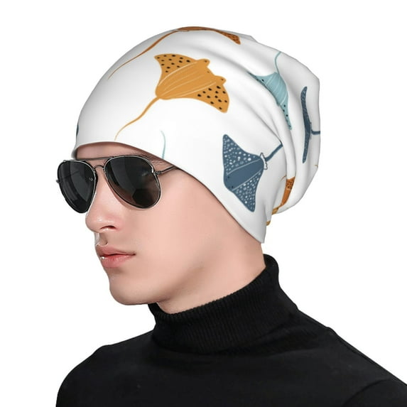 Beanies Hats for Men Women - stingrays cartoon cute Soft Breathable ...