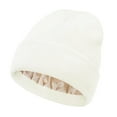 Beanies Women Satin Lined Beanie Men Knit Silk Lined Winter Gift Hats ...