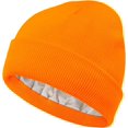 Beanies Women Satin Lined Beanie Men Knit Silk Lined Winter Gift Hats ...