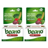 Beano Extra Strength Gas Prevention, Digestive Enzyme Tablets, 30 Count ...
