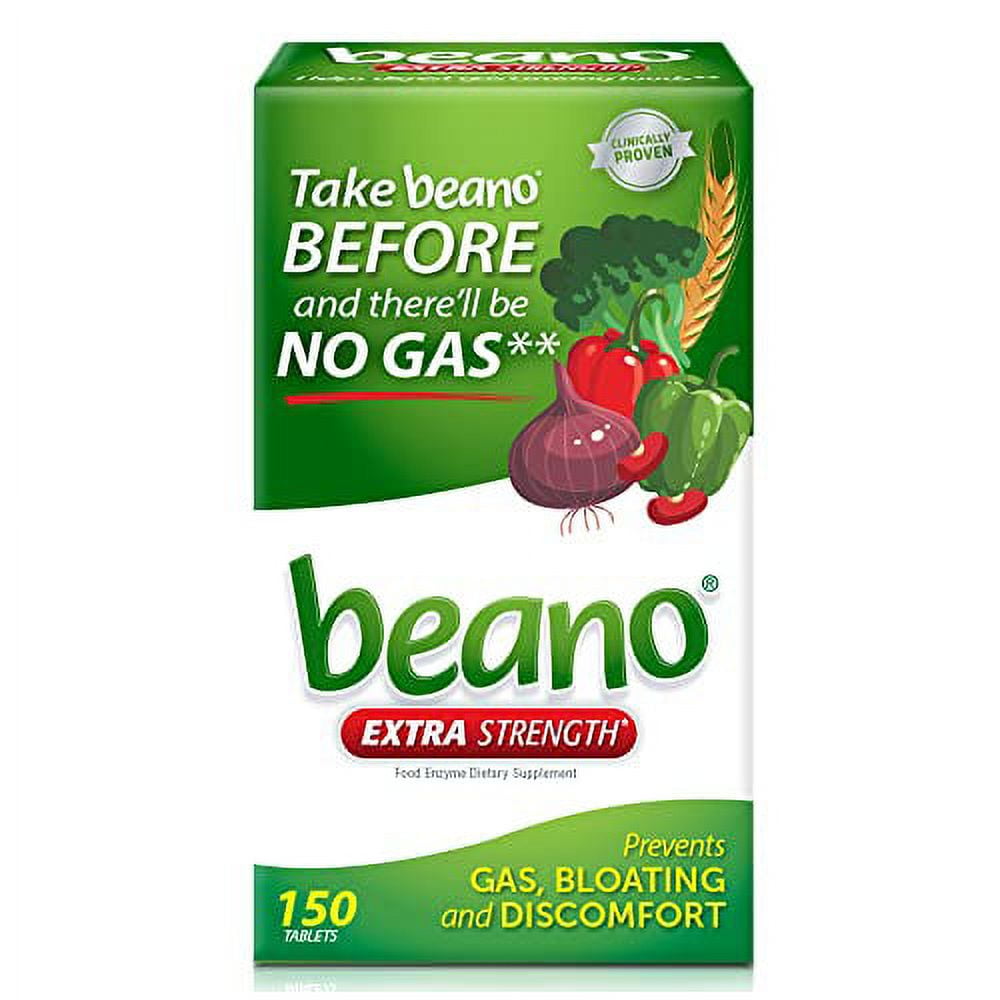 Beano Food Enzyme Dietary .. Supplement | Help Digest .. Gas-Causing ...
