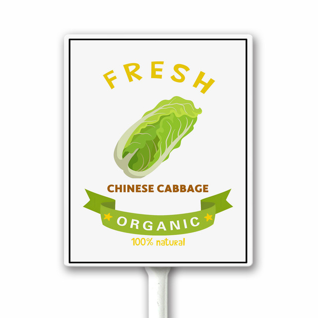 Beans Metal Sign Outdoor Plant Label Funny Vegetable Garden Sign ...