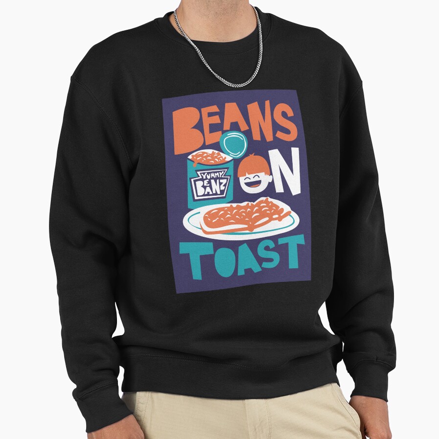 Beans On Toast Beanz Heinz Unisex Sweatshirt Retro Vintage Food Graphic ...