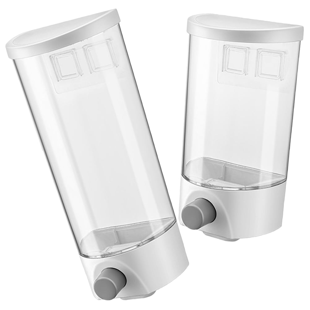 MEIBUTYUP Kitchen Wall Mounted Food Storage Containers 2pcs Airtight ...