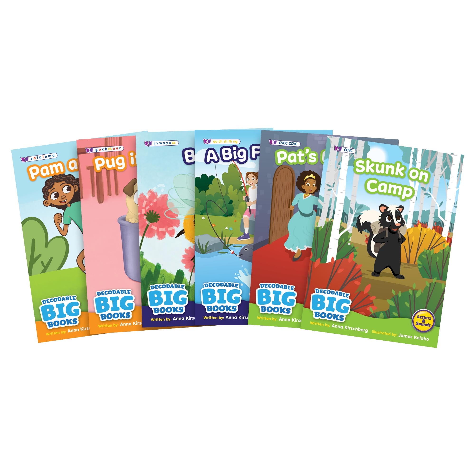 6 XL Decodable Fiction Big Books for Classrooms - Walmart.com