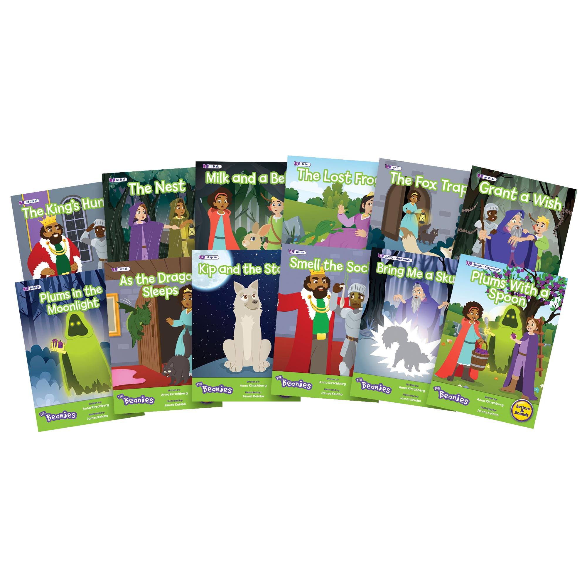 The Beanies Hi-Lo Diversity Decodables Phase 4 Set 2 W/ 12 Books ...