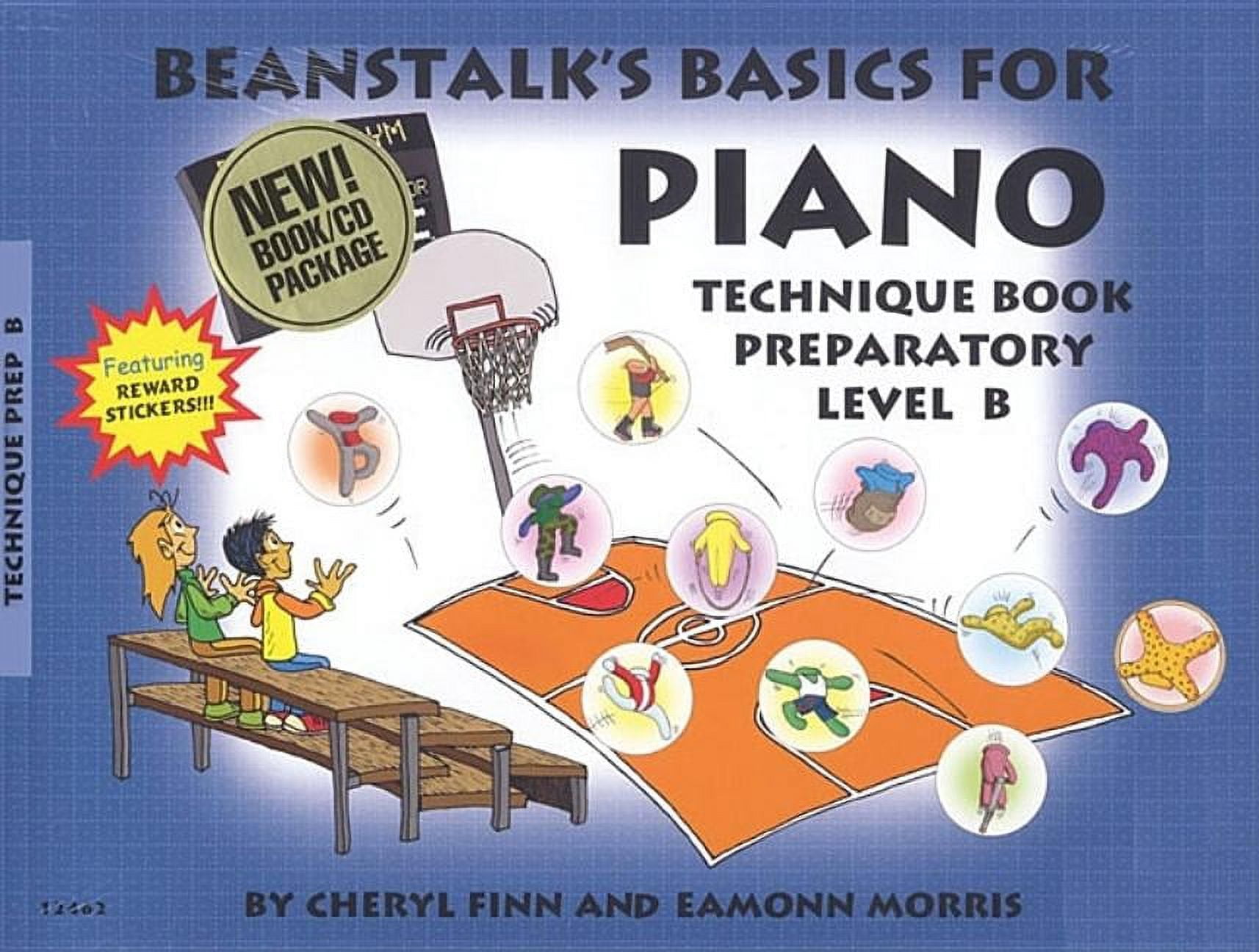 Beanstalk's Basics for Piano - Technique Books: Preparatory Level B (Paperback) by Cheryl Finn ...