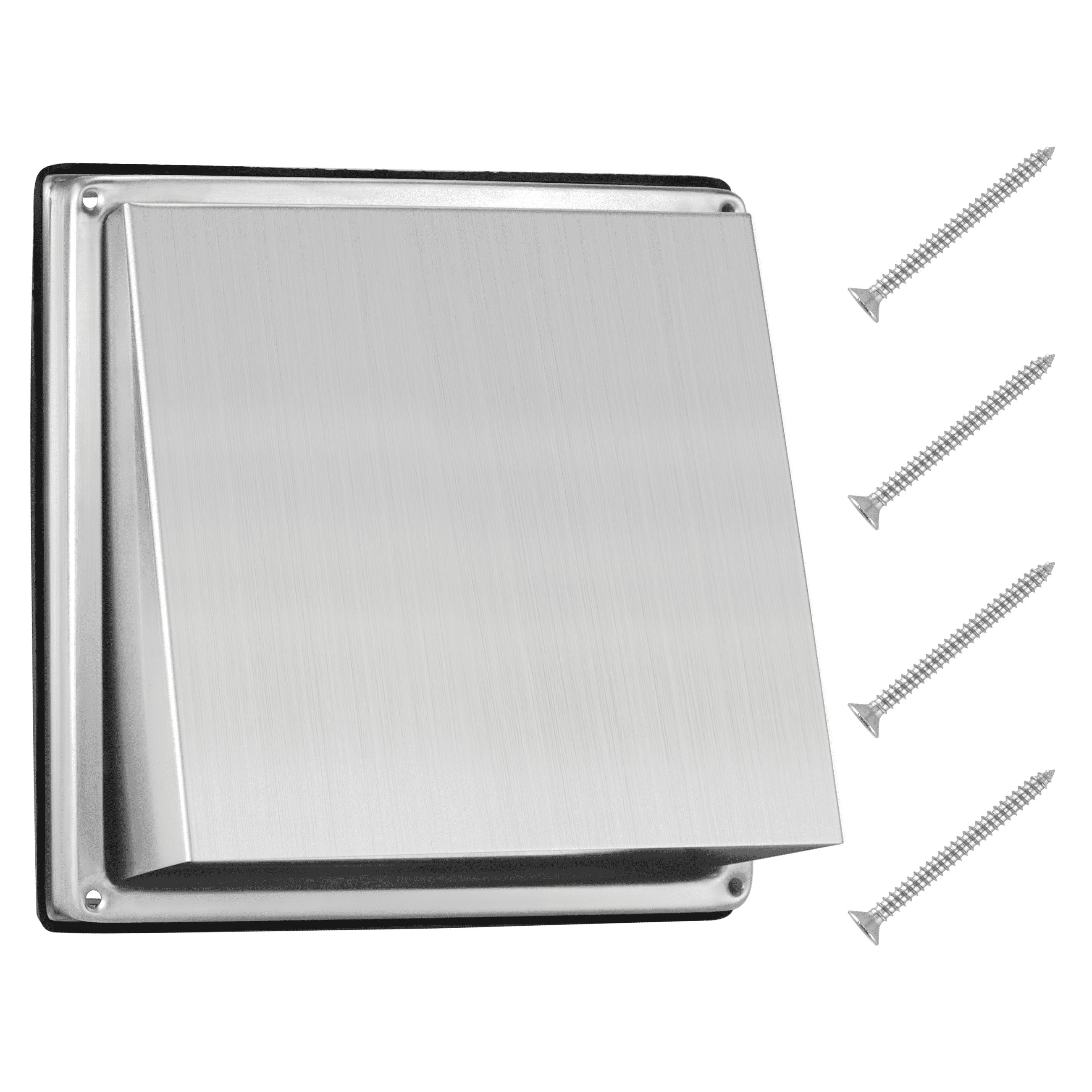 Beaquicy Dryer Vent Cover 4 Inch Square Stainless Steel Air Vent Covers ...
