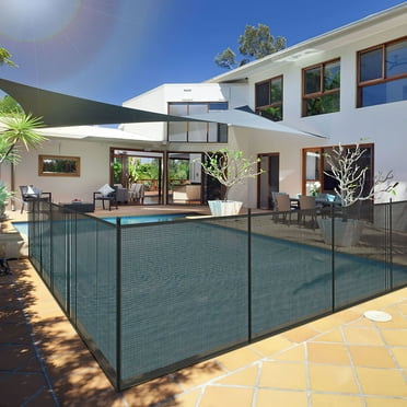 Costway Kids Removable 4'X12' Swimming Pool Fence Garden Enclosure ...