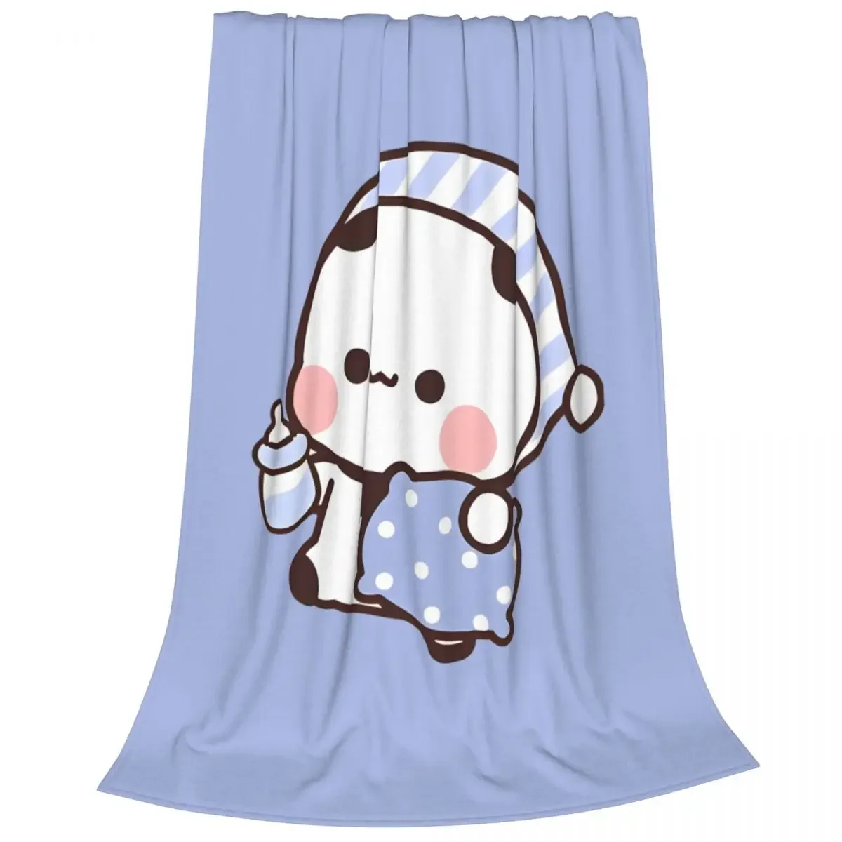 Bear And Panda Bubu Dudu Flannel Blanket Creative Throw Blankets for ...