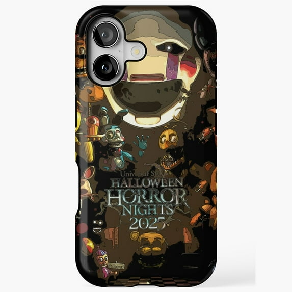 Bear Animatronic Horror 2025 Halloween Tough Case for iPhone 11-17 Pro ...